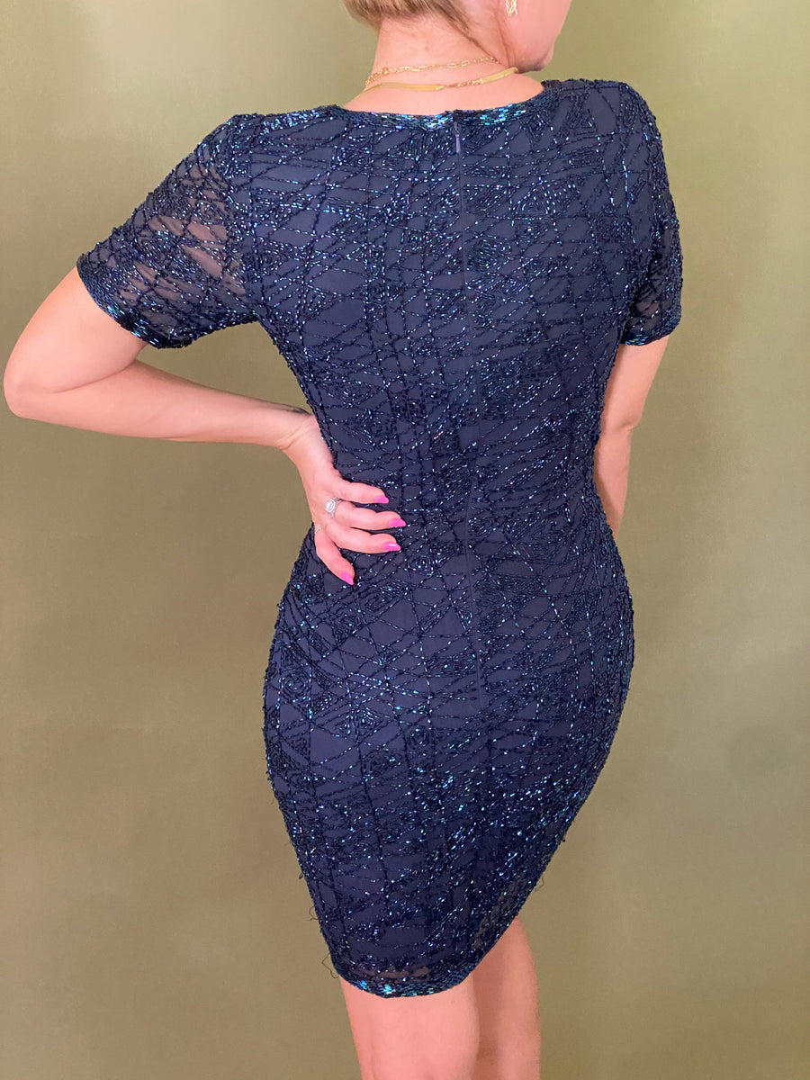 Vintage Beaded Dress – Fly Thread